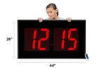 Large LED Wall Clock | Wall-Mounted Clock | BigTimeClocks